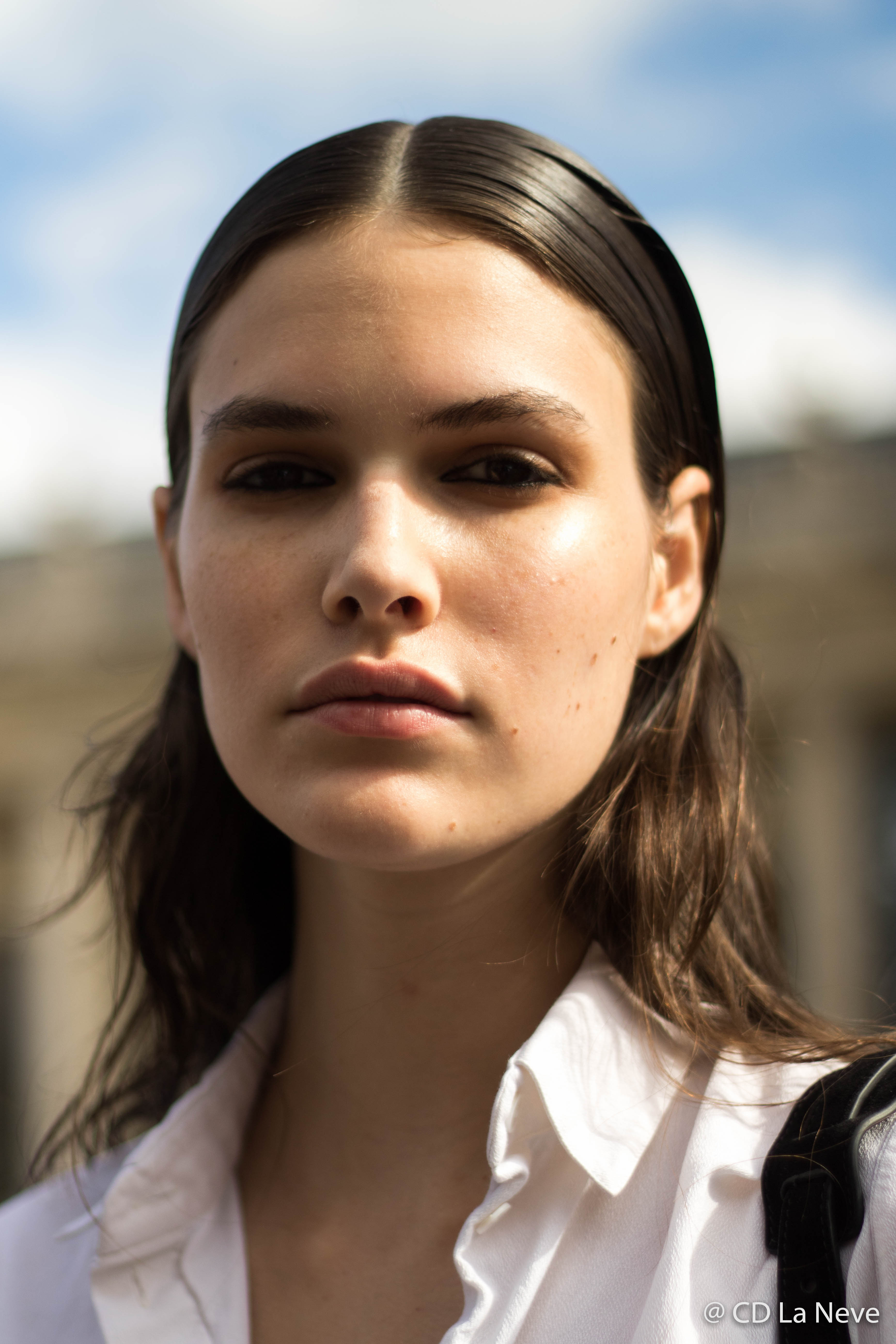 Model after Mugler Show Paris Fashion Week | London et Paris